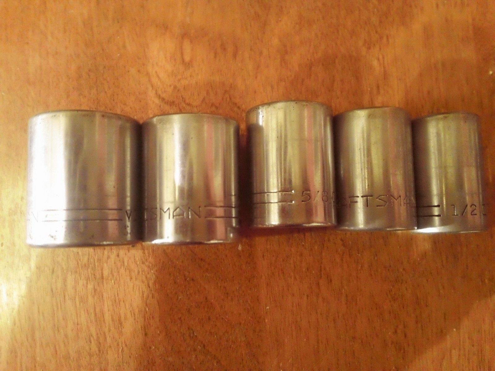 Vintage Craftsman socket set series -V- 1/2 drive. 8 point USA ...