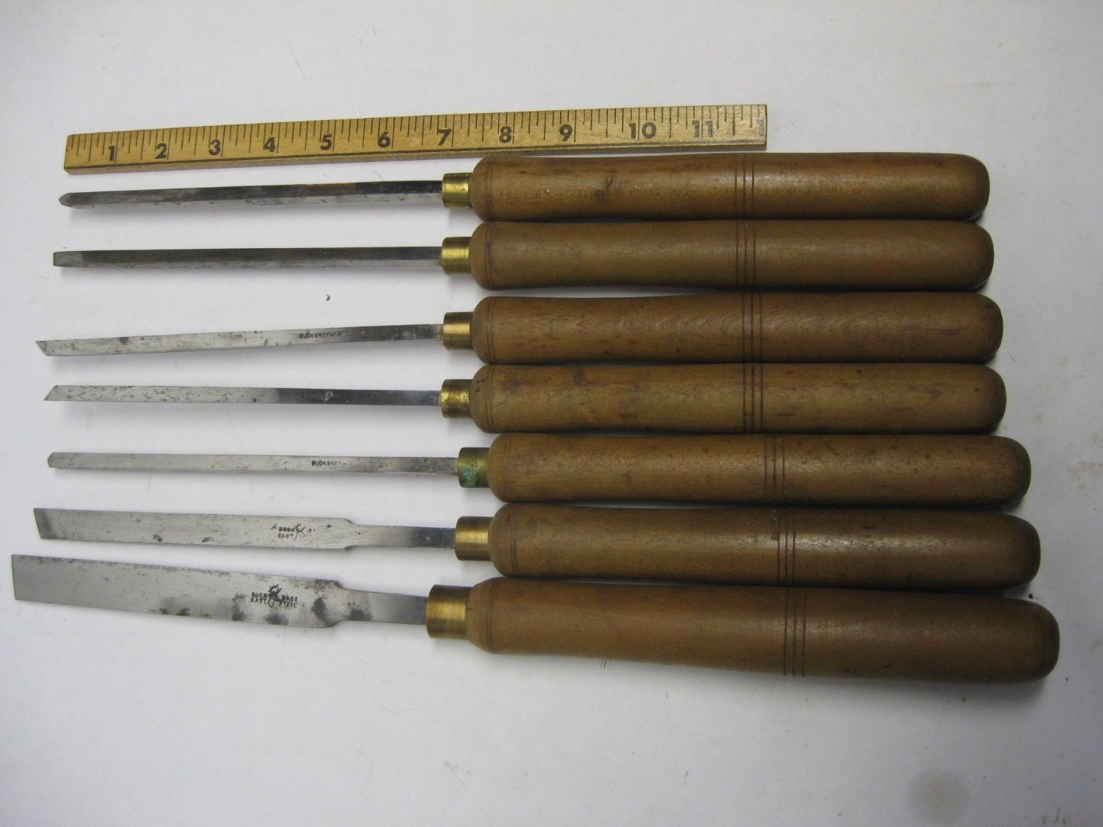 VINTAGE LOT OF SEVEN BUCK BROS.TURNING CHISELS -- Antique Price Guide ...