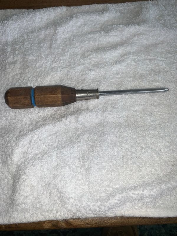 Vintage 9784 Proto Professional Screwdriver, Wooden Handle Made in USA ...