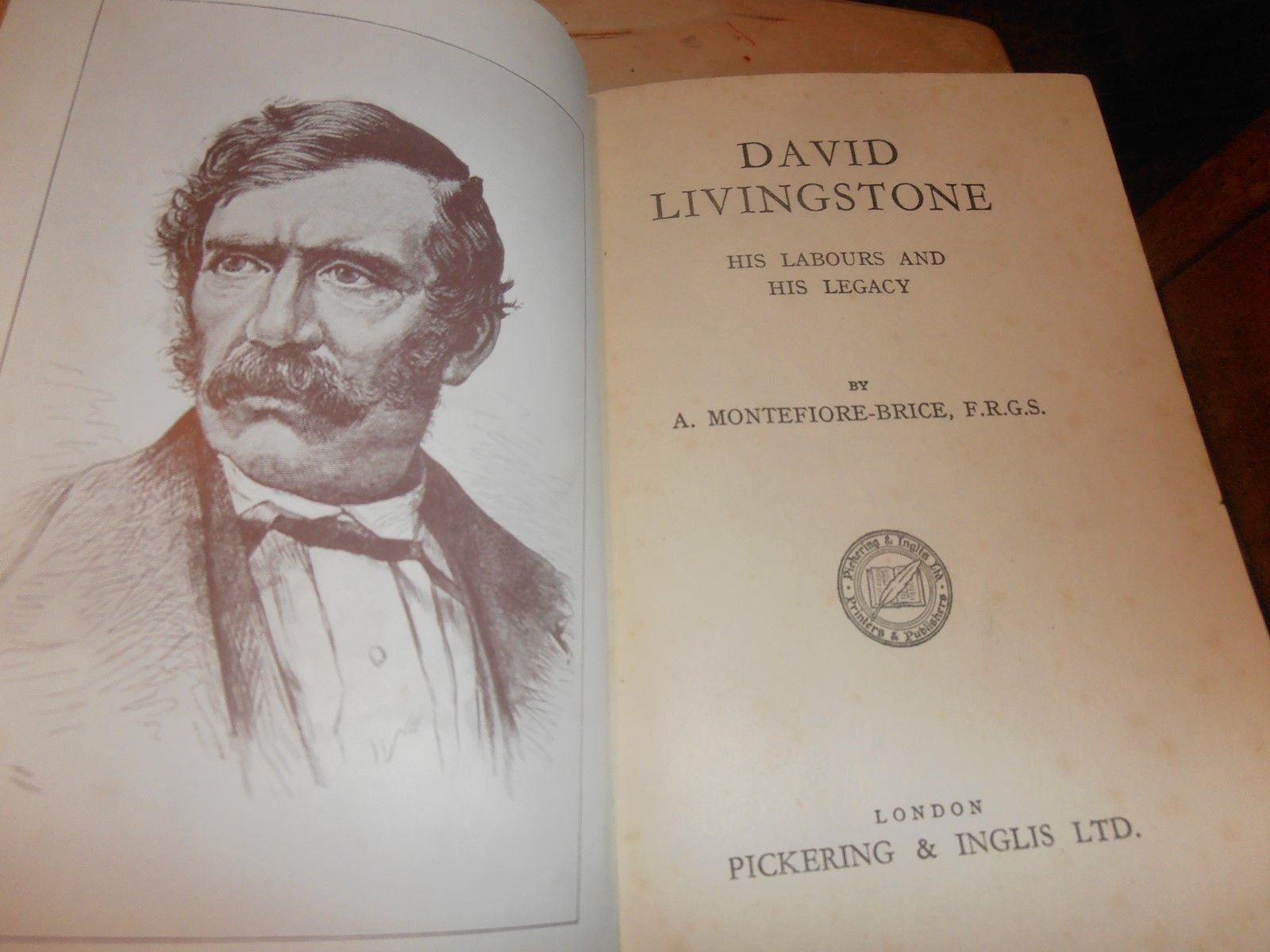 David Livingstone biography: M. Brice, wartime edition. Liverpool ...