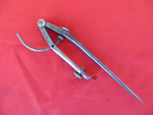 Antique STARRETT Compass Patent Sept 24 1889 Divider Machinist Tool ...