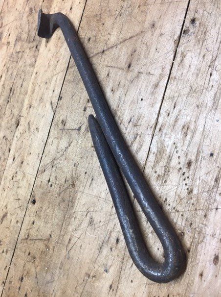 Antique Blacksmith Forged Timber Scribe / "Race Knife"