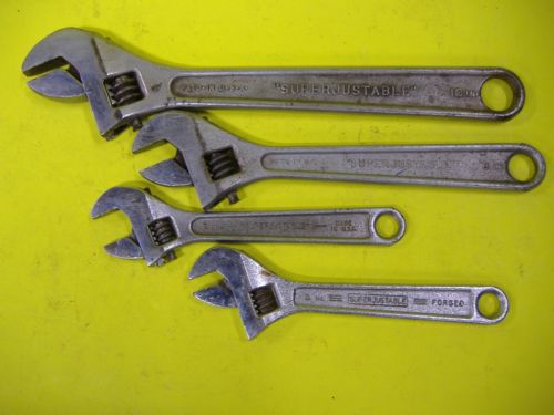 VINTAGE WILLIAMS RARE LOCKING ADJUSTABLE WRENCH LOT U.S.A. TOOLS ...
