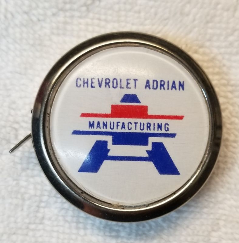 Rare Chevrolet Memorabilia From Chevrolet Parts Plant~Adrian, Michigan ...