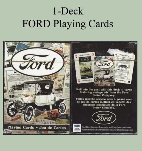 FORD Playing Cards - Automobile Memorabilia - 1-deck -- Antique Price ...