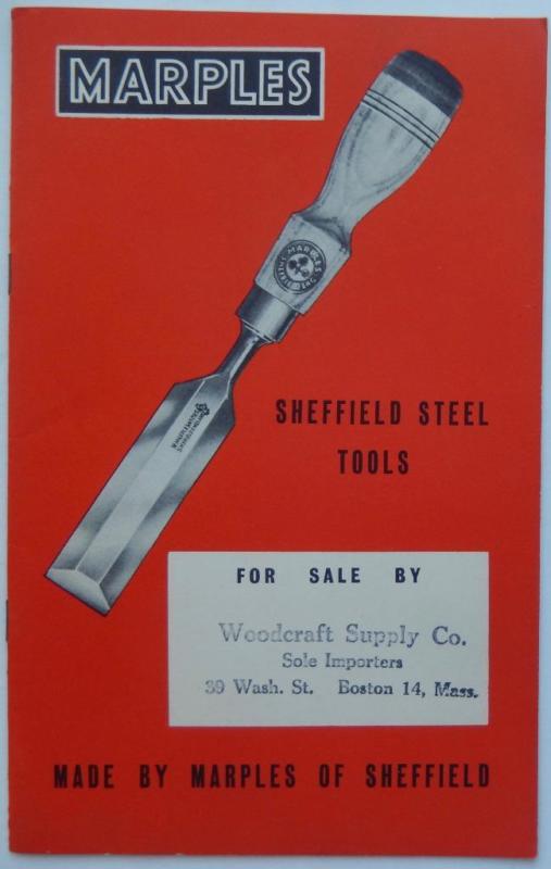 Rare 1958 Vintage Marples Sheffield England Steel Tools Brochure ...