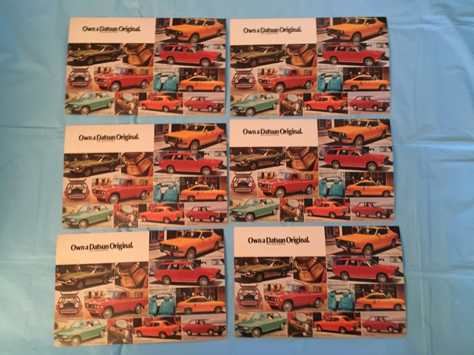 LOT 6--1973 Datsun "240-Z Pickup 510 1200 610" Car Dealer Sales ...