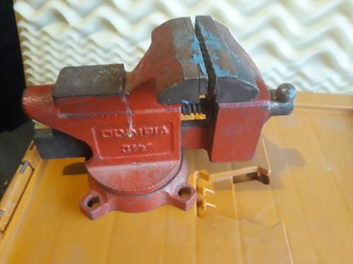 Rare Olympia 3.5 3 1/2 Vice Bench Vintage Heavy Duty Top Pipe Steel ...
