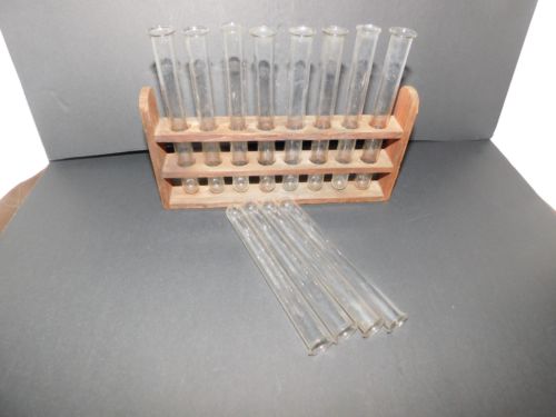 Vintage Test Tube Stand 8 Hole With Drying Rack Vintage Lab Equipment ...