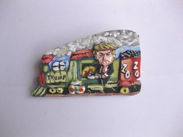 President Donald Trump "Trump 2020 Train" Novelty Pin -- Antique Price ...