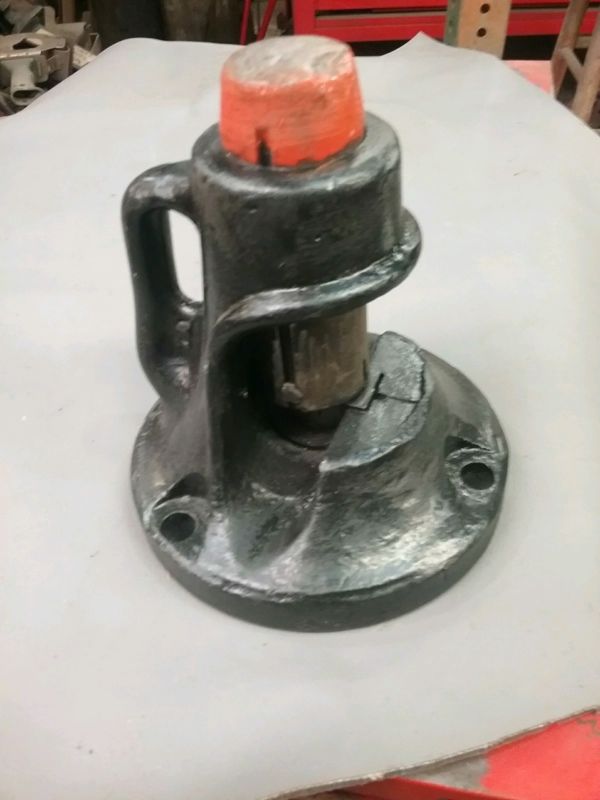 Vintage Cast Iron Wire Rope Cable Cutter Hammer Blow Cutter -- Antique ...