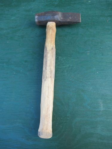 VERY DIFFERENT Vintage Brick Layer Mason Stone Axe Hammer 86" Long Head ...