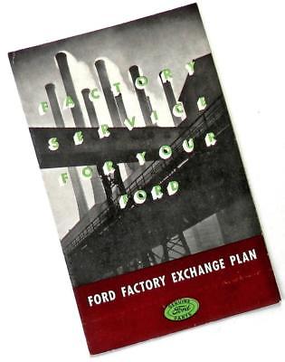 1936 FORD Factory Exchange Plan advertising brochure -- Antique Price ...
