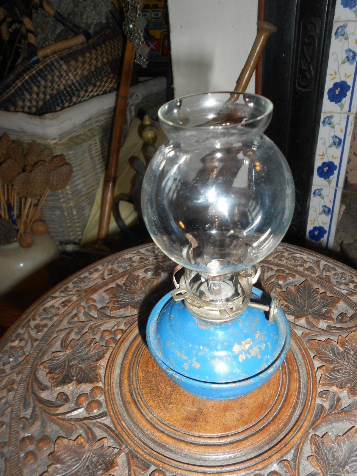 Vintage Kelly Oil Lamp. -- Antique Price Guide Details Page