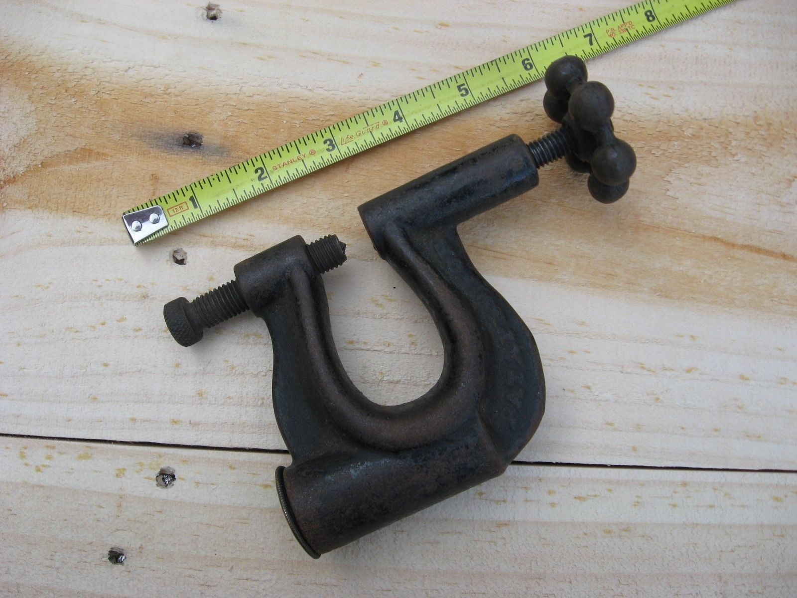 Vintage Cast Iron Rivet Tool (?) Threaded Parts- Steampunk -- Antique ...