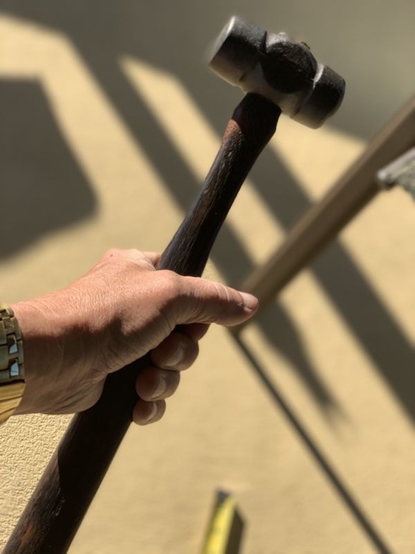 Old Vintage Blacksmith Rounding Hammer, Farrier, Lineman Tool ...