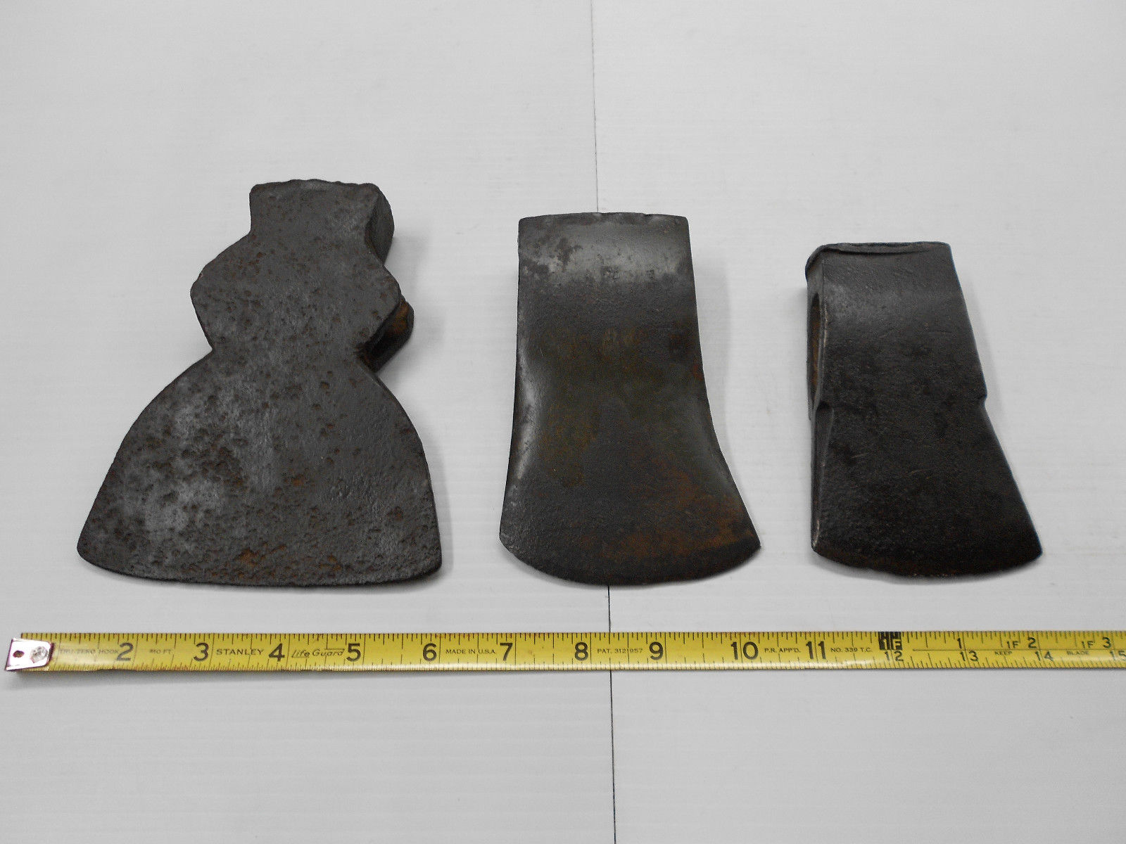 Vintage Old Lot 3 Hatchet Axe Bevel Edge Head Camp Wood Chop Target ...