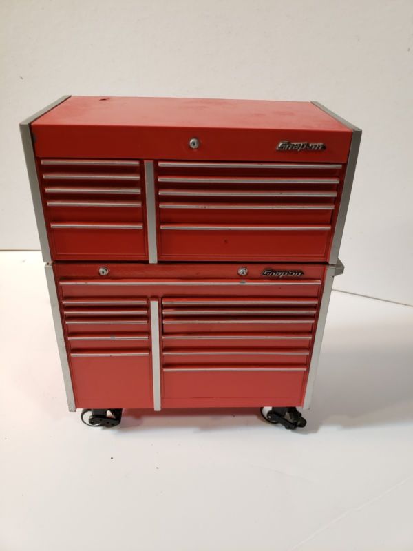 Snap-on Die Cast Replica Tool Box Chest Rollaway 1:8 Scale Collectible ...