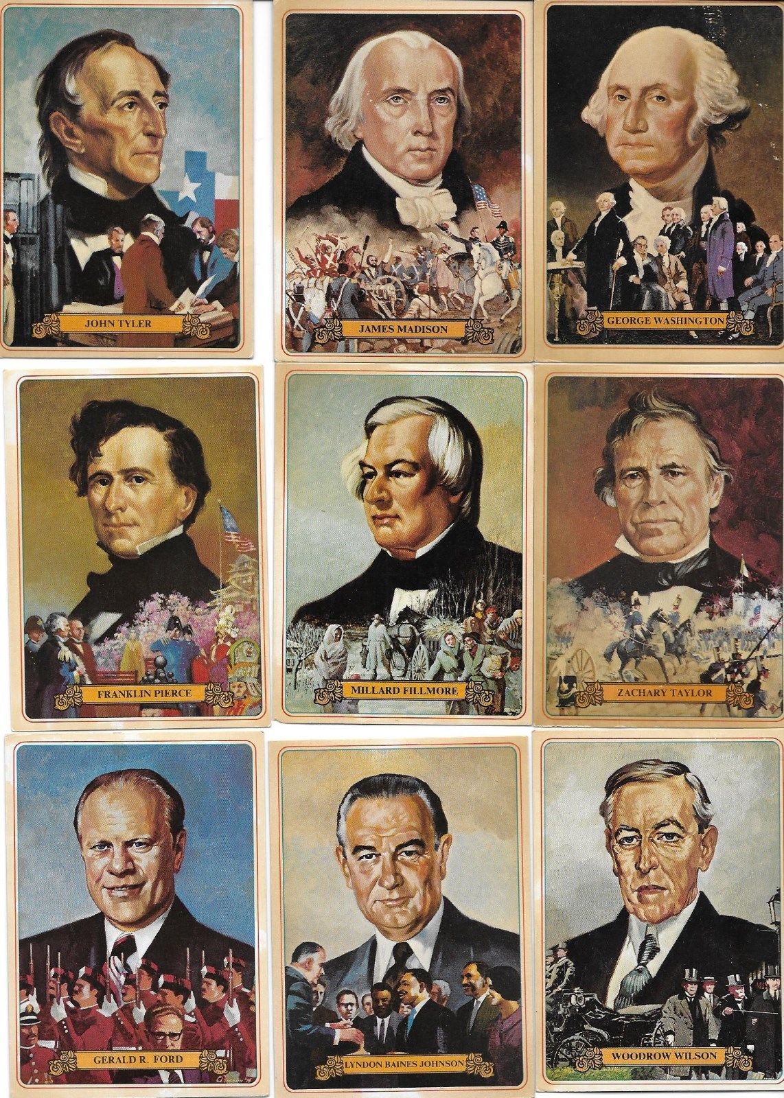 COLONIAL BREAD PRESIDENTS CARDS 1976 -- Antique Price Guide Details Page