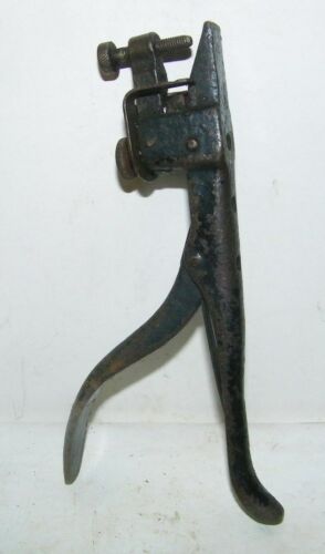 vintage two man saw teeth set metal type hand type tool hardware ...