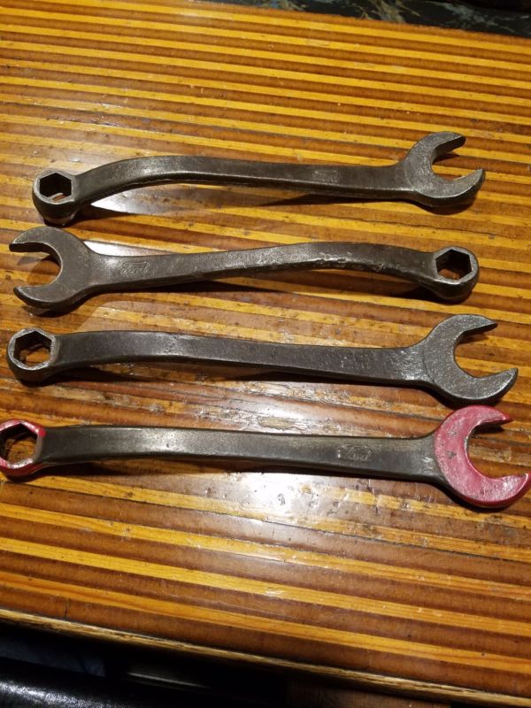 Old Antique Vintage FORD wrench tool lot -- Antique Price Guide Details ...
