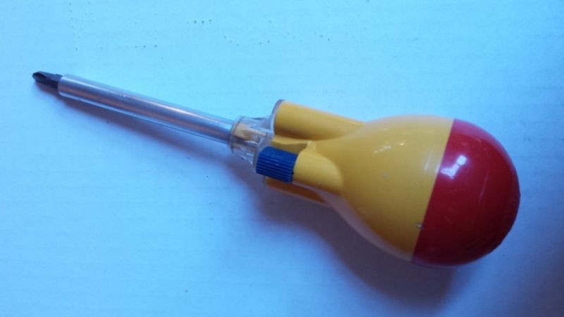 SCREWBALL RATCHET SCREWDRIVER USED WITH FOUR BITS -- Antique Price ...