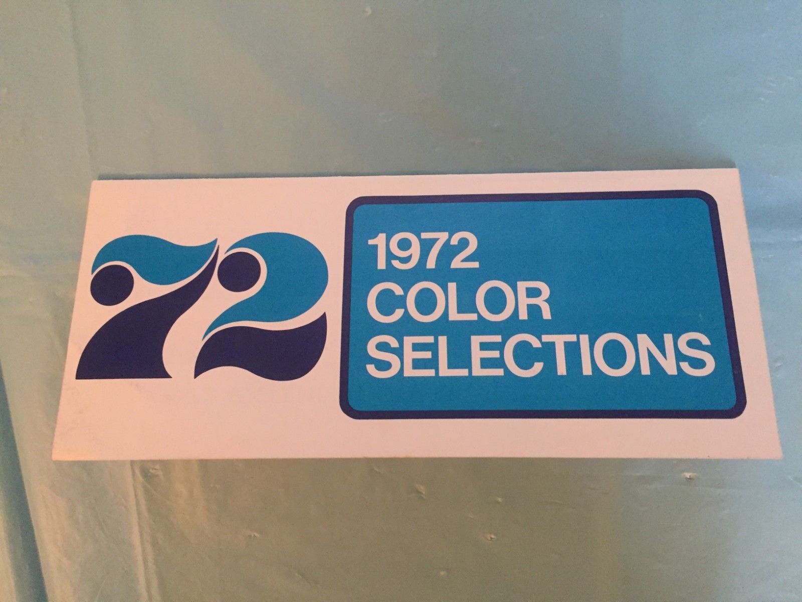 1972 Ford "Color Selections--Mustang Ranchero Torino" Car Dealer Sales ...