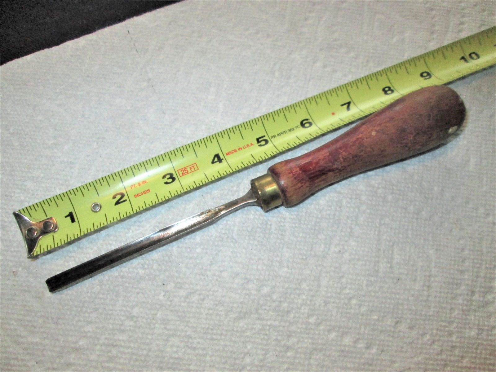 1/4" James Swan Tang Gouge -- Antique Price Guide Details Page