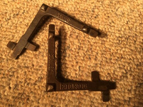 2- Vintage Stanley No. 202 Bench Dogs Patented 11-30-09 Mint -- Antique ...