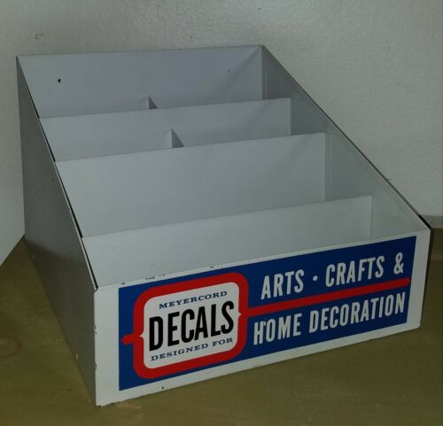 Meyercord Decal Arts & Crafts Metal Display Rack Store Display ...