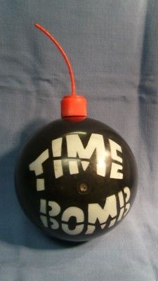 Vintage Toy TIME BOMB with Fuse Milton Bradley Used Works Wind up ...