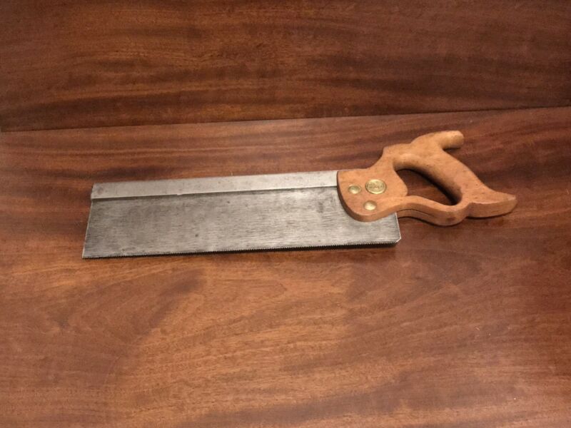Vintage Henry Disston Back Saw -- Antique Price Guide Details Page