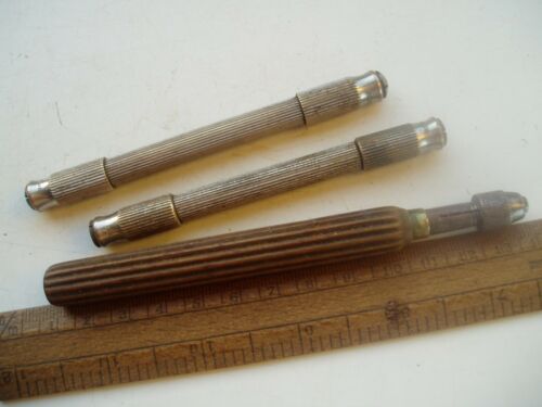 3 VINTAGE WATCHMAKER''S DRILL BIT HANDLES -- Antique Price Guide ...