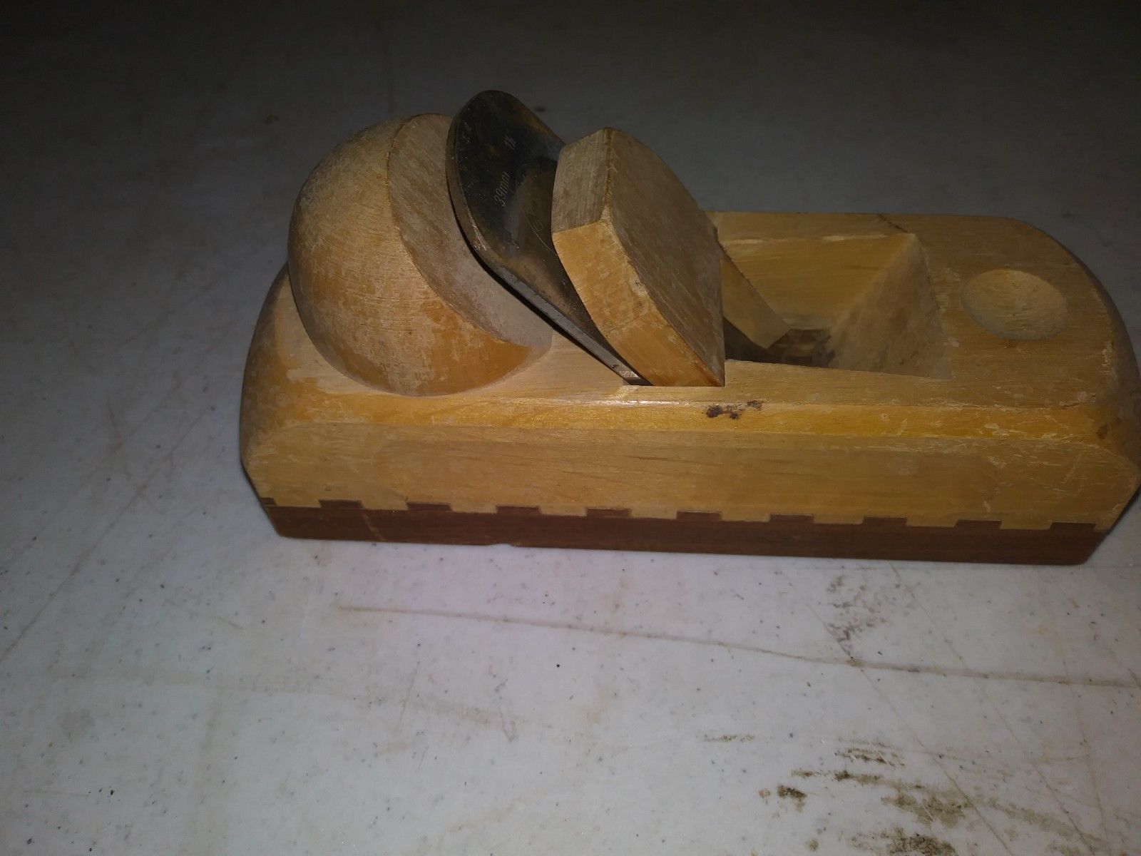 VINTAGE ECE # 249P WOOD BLOCK PLANE W LIGNUM VITAE SOLE GERMANY ...