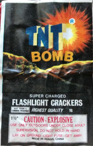 TNT Bomb Brand Firecracker Pack Label -- Antique Price Guide Details Page