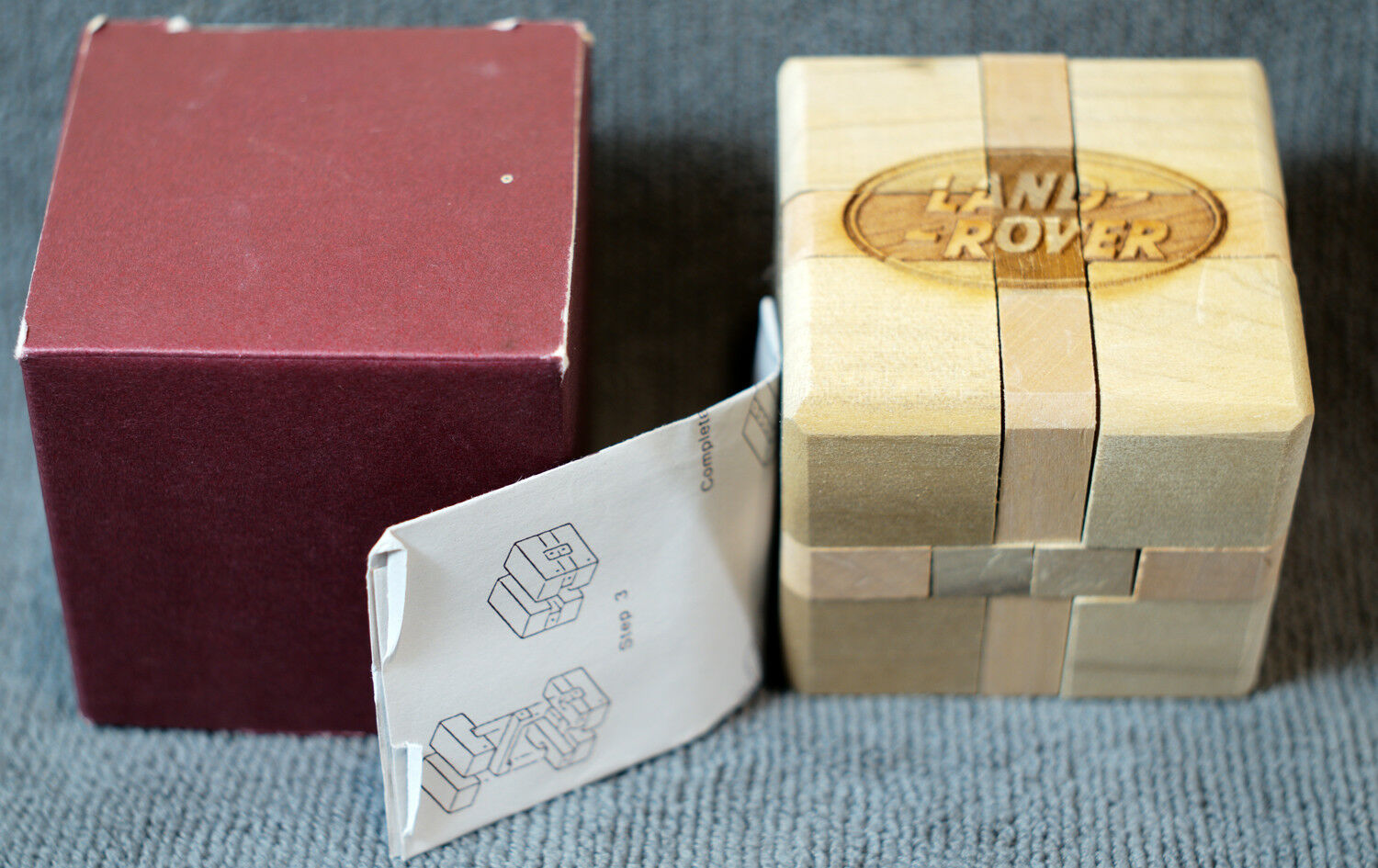 Land Rover Promotional Wood Puzzle (in box with solution) -- Antique ...