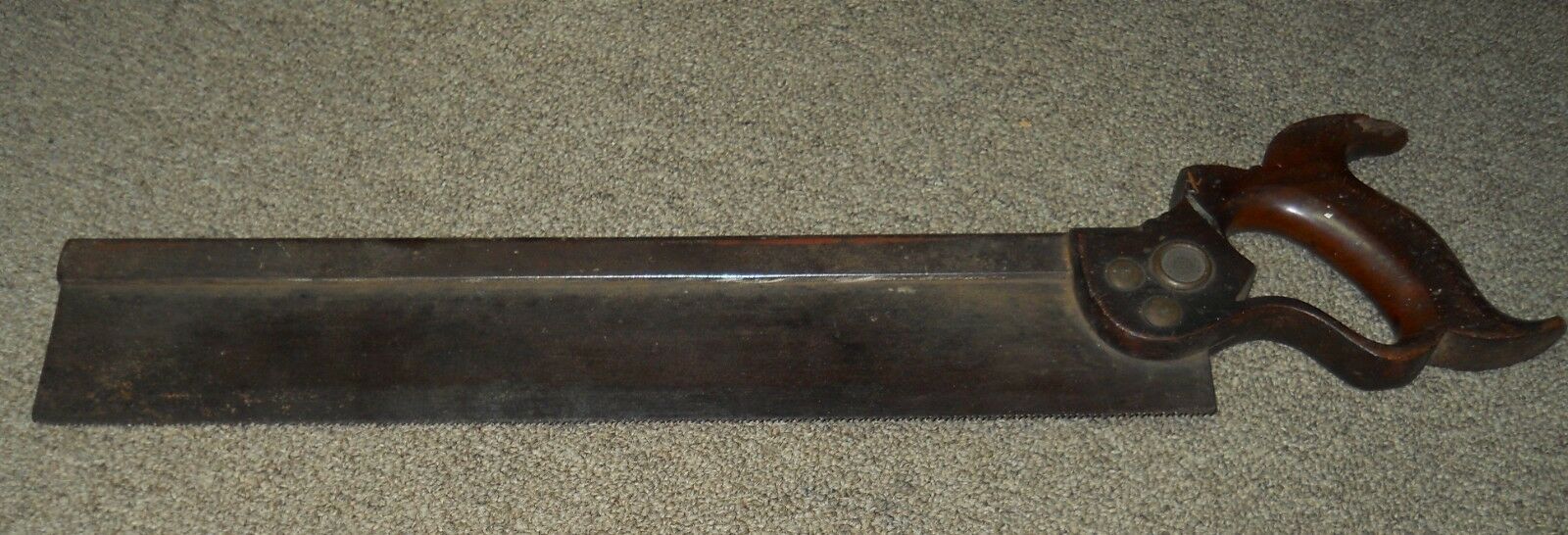 VTG Henry Disston & Sons Back Saw / Mitre Saw 16 VTG Henry Disston & Sons Back Saw / Mitre Saw 16