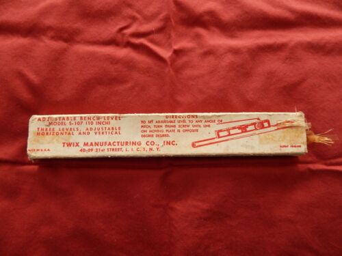 TWIX manufacturing co., Die Cast Torpedo Level. Vintage. -- Antique ...