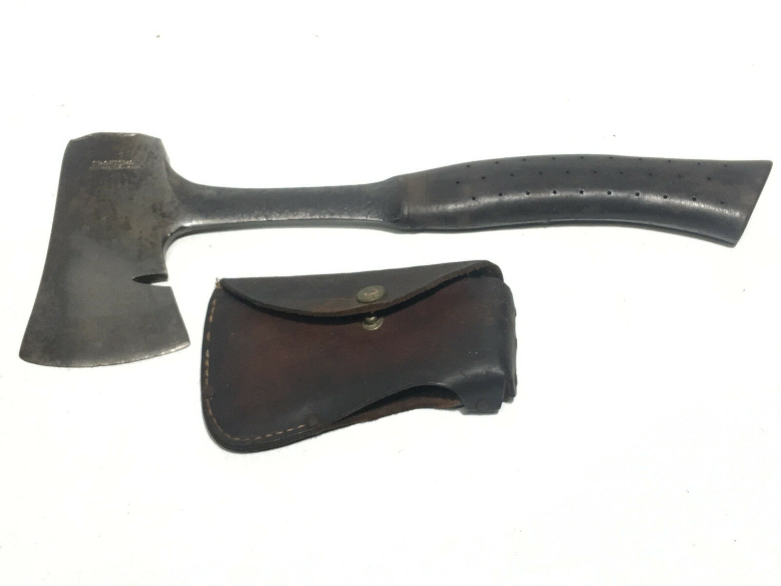 Vintage Craftsman Hatchet / Mini Axe with Original Leather Pouch Holder ...