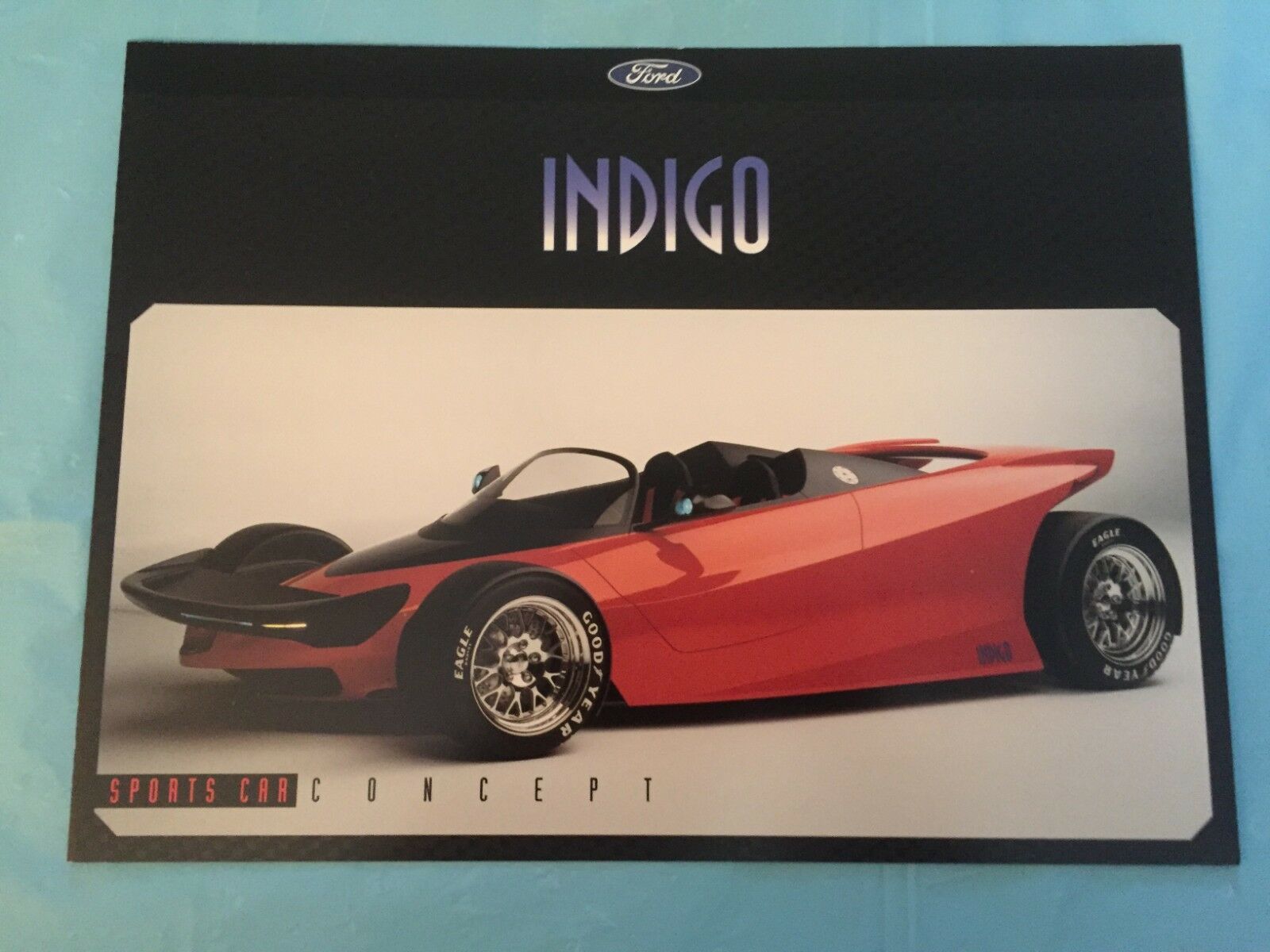 1996 Ford "INDIGO Experimental Concept Sports Car" Car Dealer Sales ...