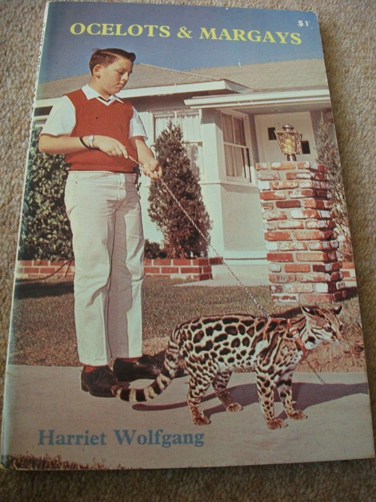 Ocelots and Margays H Wolfgang TFH Book 1964 zoo wildlife guide ...