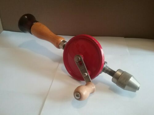 Vintage Viking Red Handled Hand Drill -- Antique Price Guide Details Page