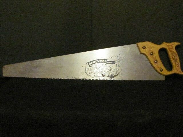 Vintage Sandvik 270 Norseman Hand Saw 26 Inch 10p 9 teeth -- Antique ...