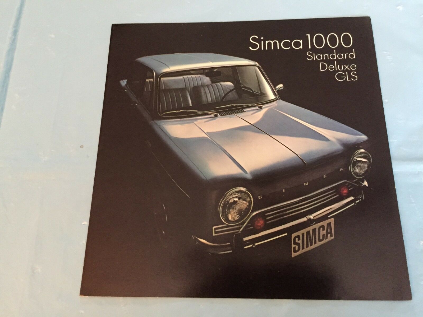 1968 Simca "1000 Standard, DeLuxe & GLS" Car Dealer Sales Brochure ...