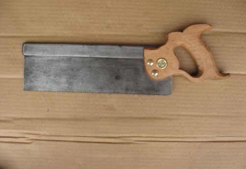 Disston #4 - 12 Inch Back Saw - 14 Point - 1917 to 1940 Era. -- Antique ...