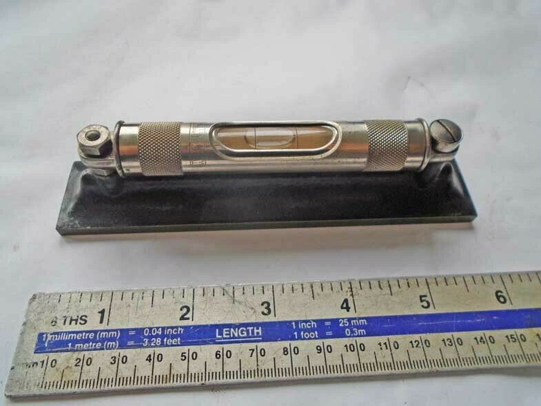 Vintage 6" Engineers Precision Spirit Level by LS STARRETT Co, USA Old ...