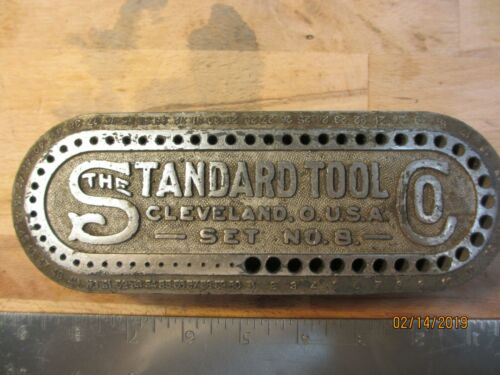 Vintage Advertising Standard Tool Co Cleveland Drill Bit Display No. 8 ...
