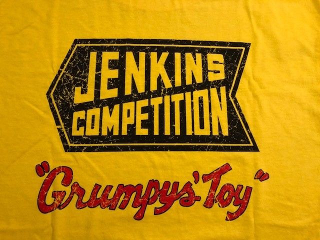 BILL"GRUMPY"JENKINS COMPETITION NEW OLD SCHOOL YELLOW 2XLARGE TEE SHIRT ...