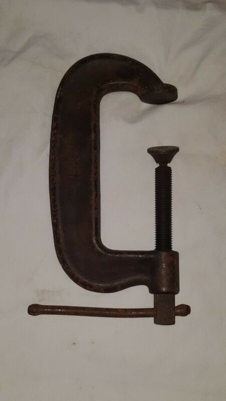 ANTIQUE Vintage BILLINGS Heavy GENERAL SERVICE "C" Clamp * 108 * MADE ...