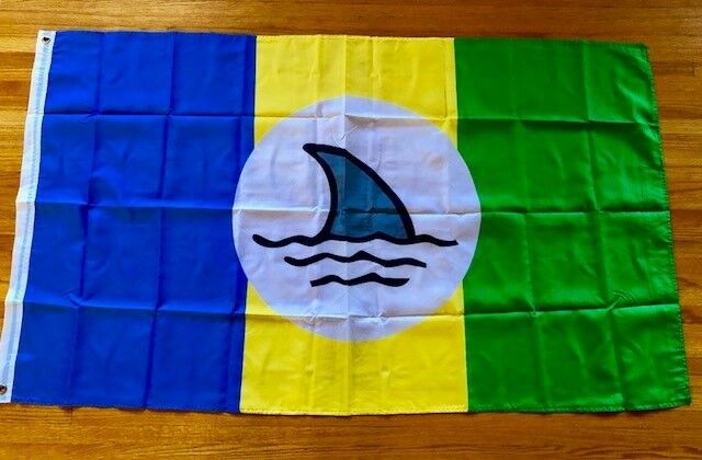 Shark Fin Jimmy Buffett Margaritaville Flag Banner - 3x5 feet - Brand ...